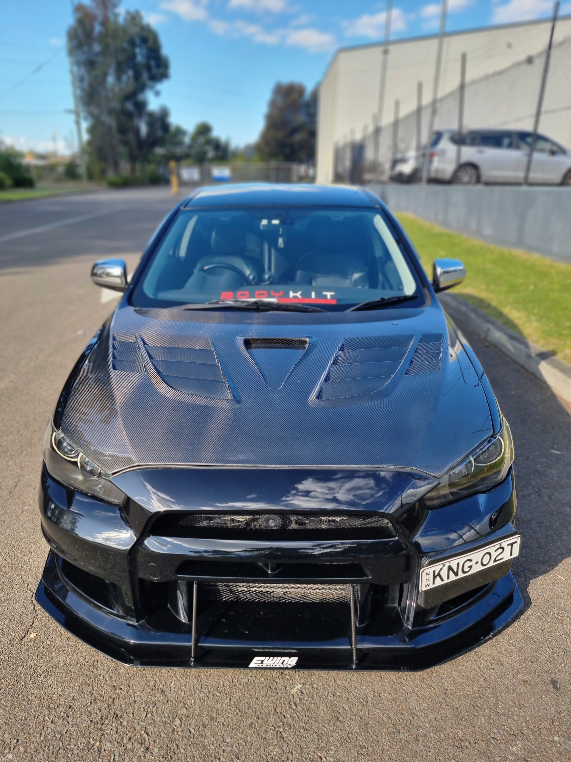 Varis Style Carbon Fibre Bonnet 2 Mitsubishi Lancer EVO X | Buy ...