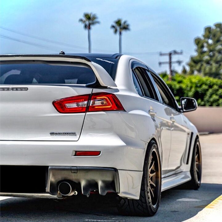 EVO X Style Rear Bumper Mitsubishi Lancer CJ | Buy Australia | BodykitBae