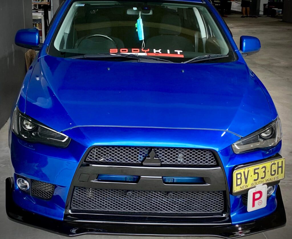 Ralliart Style Front Lip Mitsubishi Lancer CJ | Buy Australia | BodykitBae